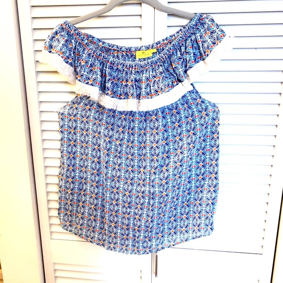 Roberta Roller Rabbit | Tops | Roberta Roller Rabbit Offshoulder Top S ...